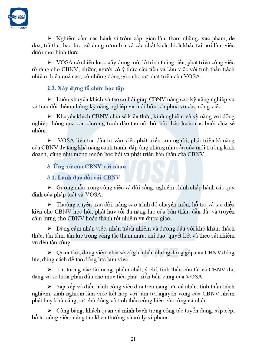 BỘ QUY TẮC ỨNG XỬ